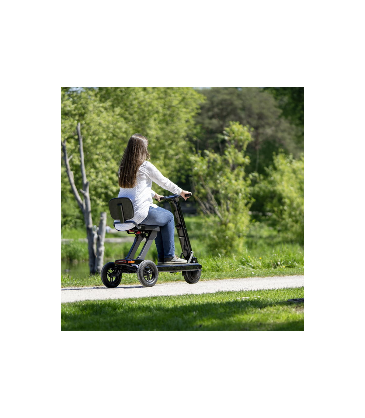 Scooter PMR pliable électrique 3 roues Relync - Medical Domicile